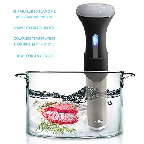 MegaChef Immersion Circulation Precision Sous-Vide Cooker With Digital Touchscreen Display