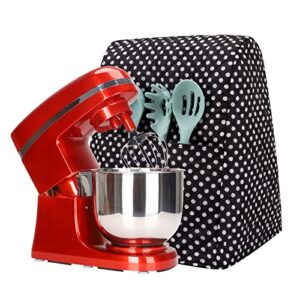 kitchen aid mixer cover,kitchen mixer cover compatible with 6-8 quarts kitchen aid hamilton stand mixer,cover for kitchen aid mixer,kitchen mixer covers.kitchen aid mixer assecories (dots)