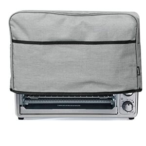 crutello 6 slice toaster oven cover with storage pockets - small appliance dust covers