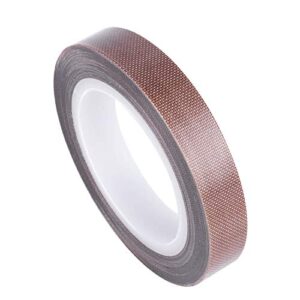 teflon tape, 1/2 inch 30 feet fabric ptfe tape for vacuum sealer, hand and impulse sealer machine, insulation ptfe coated fiberglass adhesive tape fit for foodsaver, seal a meal, weston, cabella etc.