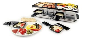 swissmar geneva 8-person stainless steel raclette