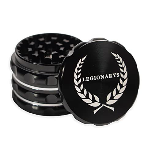 LEGIONARYS Spice & Herb Manual Grinder 2.4” – Durable and Easy Grip Herb Grinder