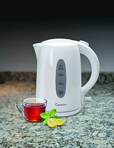 Capresso 279.02 Electric Water Kettle, 57 oz, White