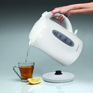 Capresso 279.02 Electric Water Kettle, 57 oz, White