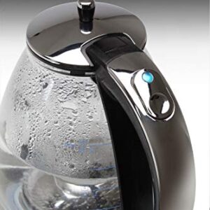 Capresso 240.03 Water Kettle, 48 oz, Polished Chrome and Black