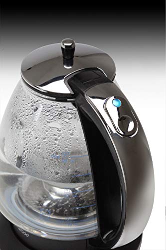 Capresso 240.03 Water Kettle, 48 oz, Polished Chrome and Black