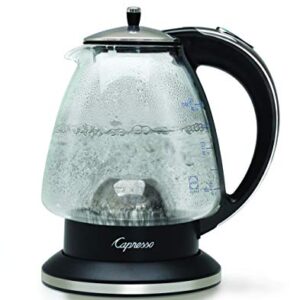 Capresso 240.03 Water Kettle, 48 oz, Polished Chrome and Black