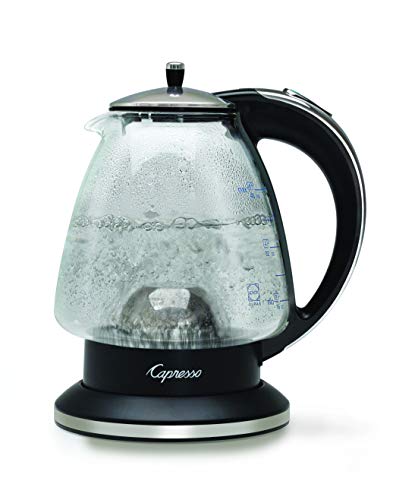 Capresso 240.03 Water Kettle, 48 oz, Polished Chrome and Black