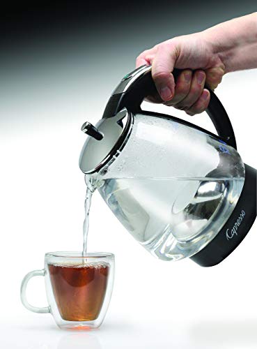 Capresso 240.03 Water Kettle, 48 oz, Polished Chrome and Black