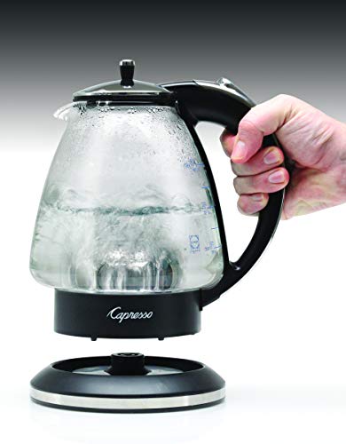 Capresso 240.03 Water Kettle, 48 oz, Polished Chrome and Black