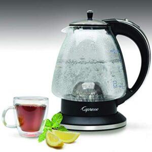 Capresso 240.03 Water Kettle, 48 oz, Polished Chrome and Black