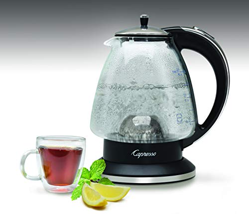 Capresso 240.03 Water Kettle, 48 oz, Polished Chrome and Black