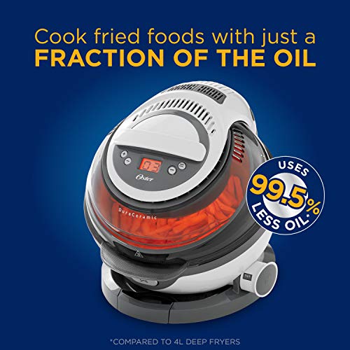 Oster Dura Ceramic Air Fryer, Large/3L, Black - CKSTAF-TECO