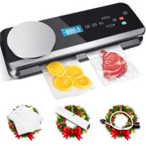 vacuum sealer 80kpa full automatic vacuum food sealer with kitchen scaler