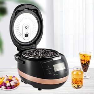 fully automatic pearl pot pearl tapioca cooker pearl maker 5l for boba tea & bubble tea & milk tea touchscreen 110v