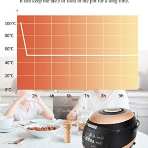 Fully Automatic Pearl Pot Pearl Tapioca Cooker Pearl Maker 5L for Boba Tea & Bubble Tea & Milk Tea Touchscreen 110V