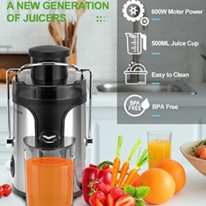 Juicer machine, 600w Juicer with Wide Chute