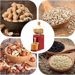 Peanut Butter Maker Nut Grinder, Small Cooking Machine, Home 110V/220V 120W Kitchen Butter Machine, Peanuts Cashews Almonds Hazelnut