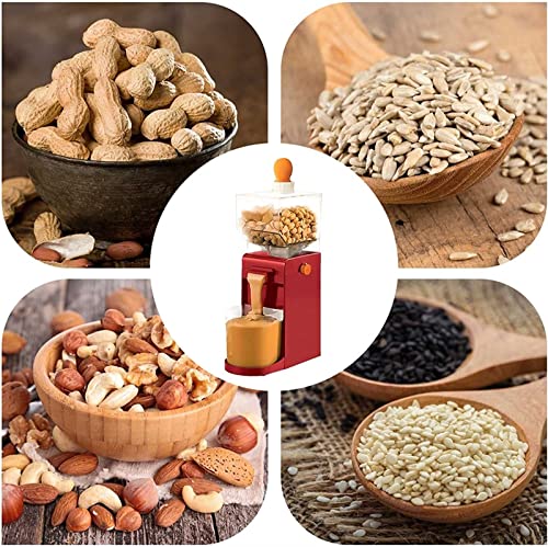 Peanut Butter Maker Nut Grinder, Small Cooking Machine, Home 110V/220V 120W Kitchen Butter Machine, Peanuts Cashews Almonds Hazelnut