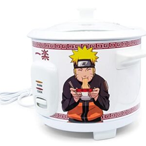 Naruto Shippuden Ichiraku Ramen Automatic Rice Cooker & Warmer | Food Steamer for White and Brown Rice, Quinoa | Anime Manga Gifts and Collectibles | Holds 24 Ounces