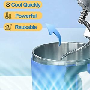 Resuable Ice Bag Ice Pack Used For Kitchen Stand Mixer Electric Stand Mixer Baking Mixer Between 4 And 7 Qt To Cool Down Food, Loose And Tight Can Be Adjusted According To The Size Of Mixer