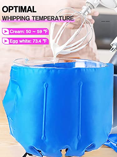 Resuable Ice Bag Ice Pack Used For Kitchen Stand Mixer Electric Stand Mixer Baking Mixer Between 4 And 7 Qt To Cool Down Food, Loose And Tight Can Be Adjusted According To The Size Of Mixer