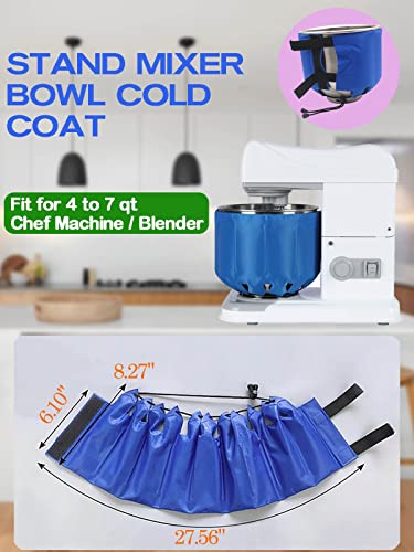 Resuable Ice Bag Ice Pack Used For Kitchen Stand Mixer Electric Stand Mixer Baking Mixer Between 4 And 7 Qt To Cool Down Food, Loose And Tight Can Be Adjusted According To The Size Of Mixer