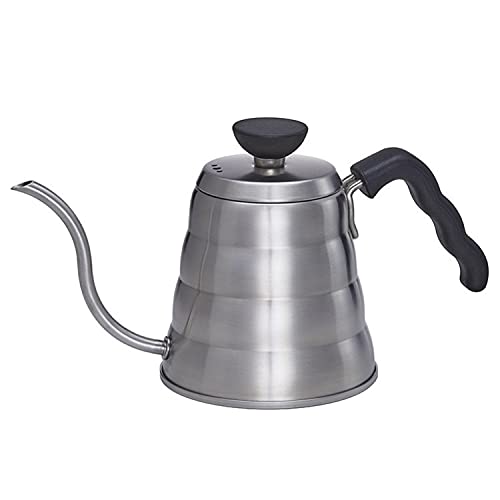 Hario V60 "Buono" Gooseneck Coffee Kettle, 700ml, Stainless Steel, Silver