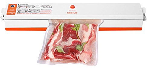 TINTON LIFE Vacuum Sealer Package Machine Sealing System Heat Sealer for Food Fruits Meat with Free Vacuum Bags, 15 Piece