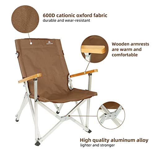 ROCK CLOUD Portable Folding Camping Chair for Camp Lawn Beach Hiking Sports Hunting