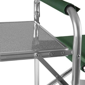 ONIVA - a Picnic Time brand - Sports Chair with Side Table, Beach Chair, Camp Chair for Adults, (Hunter Green)