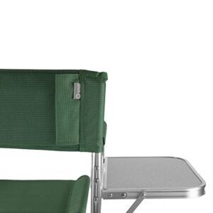 ONIVA - a Picnic Time brand - Sports Chair with Side Table, Beach Chair, Camp Chair for Adults, (Hunter Green)