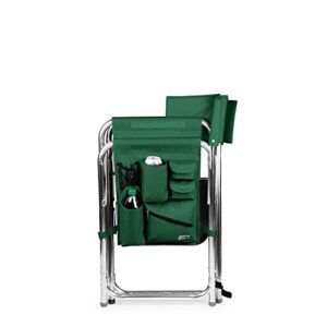 ONIVA - a Picnic Time brand - Sports Chair with Side Table, Beach Chair, Camp Chair for Adults, (Hunter Green)