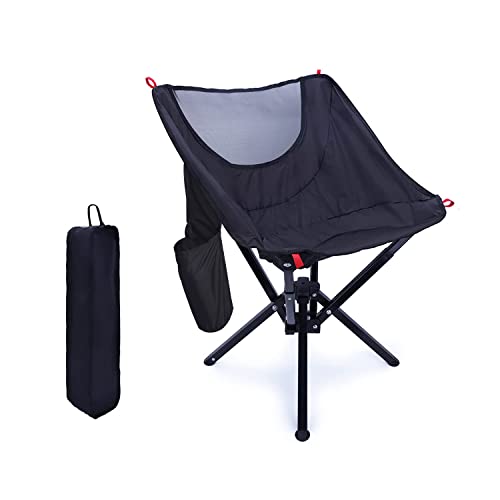 Closed Loop Trading Portable Compact Quick Setup Outdoor Camping Chair (Black)