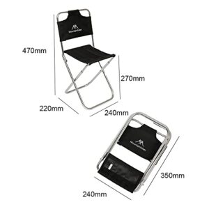 FAYYA Outdoor Camping Chair - Folding Rest Chair, Portable Aluminum Alloy Lightweight Foldable Compact Chair for Fishing Beach Sketching Garden