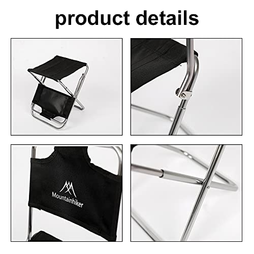 FAYYA Outdoor Camping Chair - Folding Rest Chair, Portable Aluminum Alloy Lightweight Foldable Compact Chair for Fishing Beach Sketching Garden