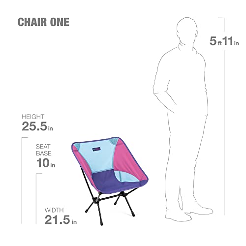 Helinox Chair One Original Lightweight, Compact, Collapsible Camping Chair, Multi Block '23