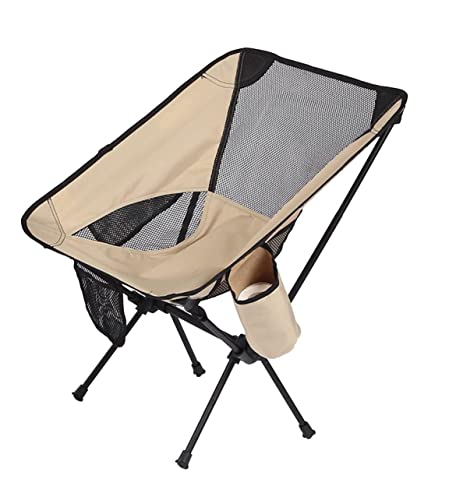 Camping Chair Folding Chairs Lawn Chairs Outdoor Aluminum Alloy Folding Chair Portable Beach Ultralight Fishing Stool Lightweight Compact Camping Backpack Chairs Folding Chair Camp Chair Moon Chair