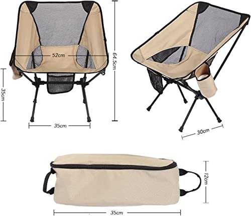 Camping Chair Folding Chairs Lawn Chairs Outdoor Aluminum Alloy Folding Chair Portable Beach Ultralight Fishing Stool Lightweight Compact Camping Backpack Chairs Folding Chair Camp Chair Moon Chair