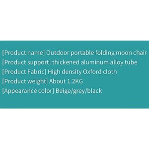 Hudefy 1 PCS Outdoor Thickened Aluminum Alloy Fold Chair Ultra-Light Camping Portable Chair Camp Chair Tool