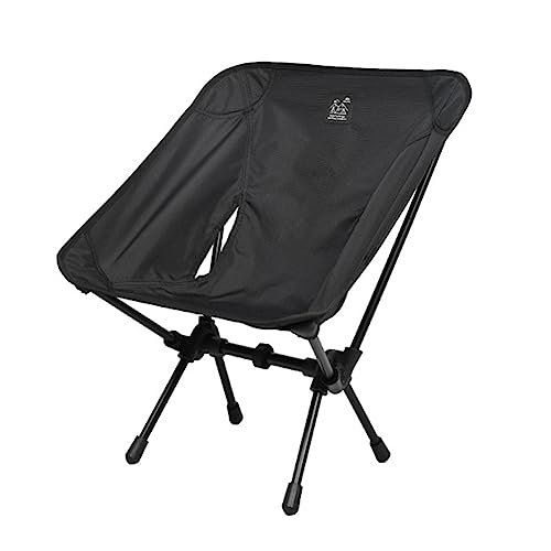 LONGSHENGDA Lightweight Camping Chair Aluminum Alloy Folding Moon Chair Portable for Outdoor Hiking Picnic Fishing Beach BBQ