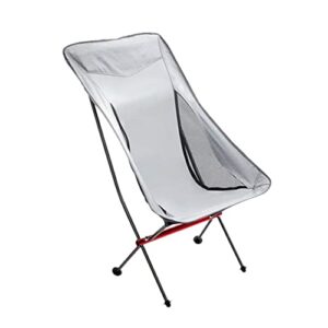 besportble 1pc aluminum alloy moon chair barstool chairs portable folding chairs foldable chairs outdoor camping chair foldable portable beach chair back support camping chair beach stool