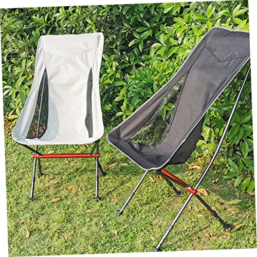 BESPORTBLE 1pc Aluminum Alloy Moon Chair Barstool Chairs Portable Folding Chairs Foldable Chairs Outdoor Camping Chair Foldable Portable Beach Chair Back Support Camping Chair Beach Stool