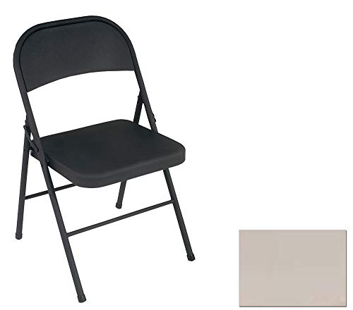 Cosco Black, Steel Folding Chair, 4 Pack