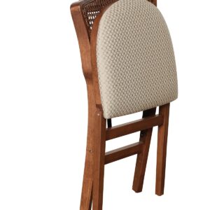 Stakmore French Cane Back Folding Chair Finish, Set of 2, Fruitwood