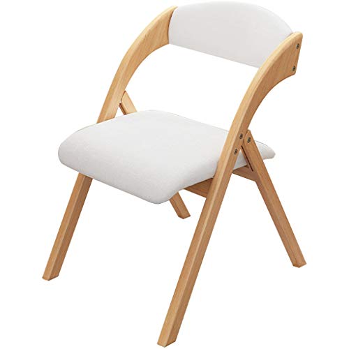 ZRAGEK Folding Chairs with Padded Seats,Home Comfortable Dining Chair Learning Chair, Single Comfortable Backrest Lounge Chair On The Balcony, Portable, Bearing 100kg