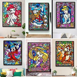 FFPTBNYX 6 Pack Diamond Painting Kits for Adults 5D Full Drill Diamond Art Paint with Round Diamonds DIY Gem Painting Kit for Home Wall Decor Gifts(12" x 16")