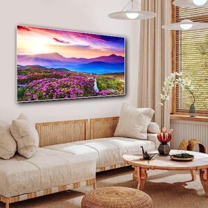 2 Pack Diamond Painting Kits，Large 5D DIY Sunrise Aurora Diamond Painting Kits for Adults，Full Drill Crystal Rhinestone Arts and Crafts，Flower Gem Art Painting with Diamond Home Wall Decor (28X16inch)