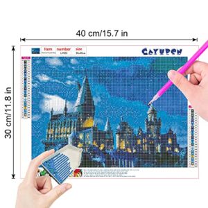 CAYUDEN Diamond Painting Kits, 5D Diamond Painting Kits for Adults Kids Diamond Art Kits DIY Craft Cartoon Diamond Art Dots Kit Full Drill Gem Art Kits for Adults Children