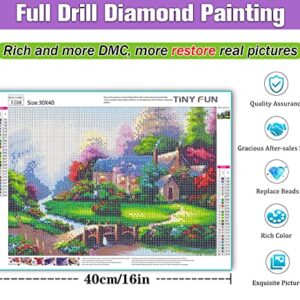 TINY FUN 12 Pack Diamond Painting Kits for Adults 5D Diamond Art Kit for Beginners DIY Full Drill Gem Art, Paint with Round Diamonds Paintings Packs for Home Wall Decor Gifts (12X16 Inch)